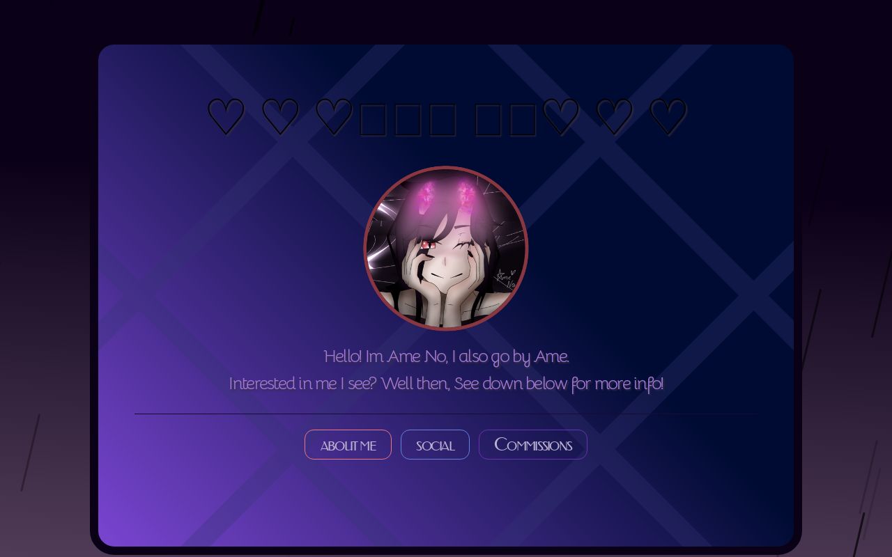 Ame No's Info!